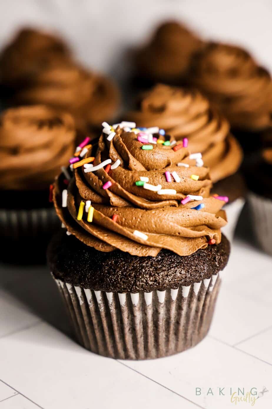 Double Chocolate Cupcakes - Baking Guilty